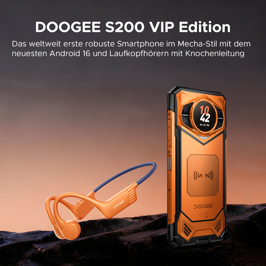 DOOGEE S200 Outdoor Handy | 5G Outdoor Handy | Android 14 Outdoor Handy